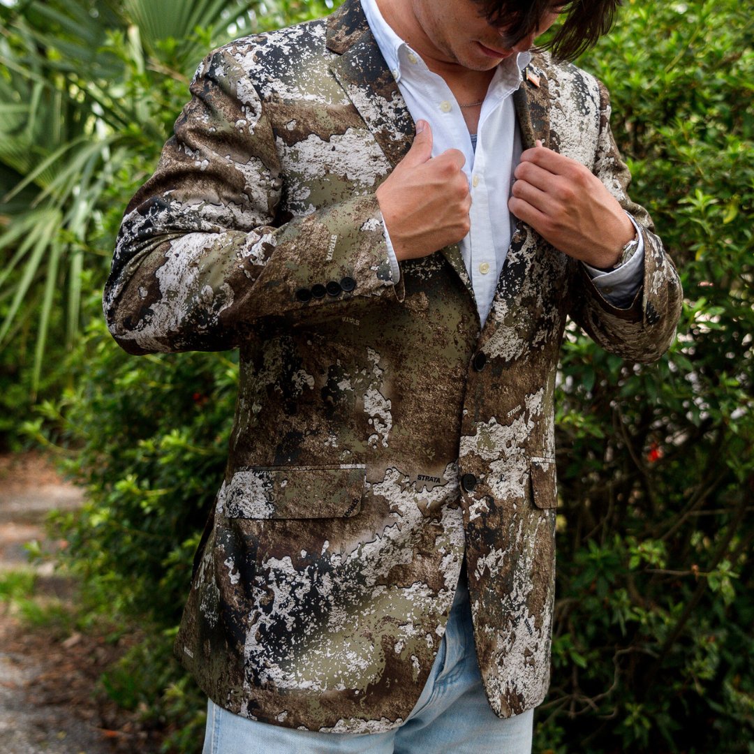 TrueTimber® STRATA Camouflage Blazer for Men – Perfect Pattern Sportcoats
